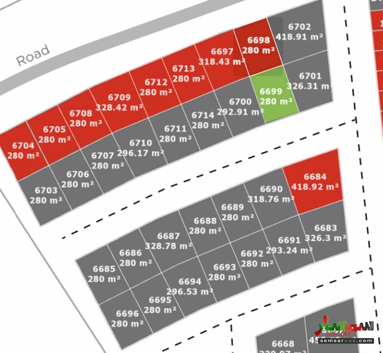 For Sale Residential Plot in Al Helio Ajman 1 722 sq feet Installment